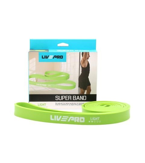 93 super band-livepro اللون: Vert Résistance L-2080x22x4.5mm(11-30kg)